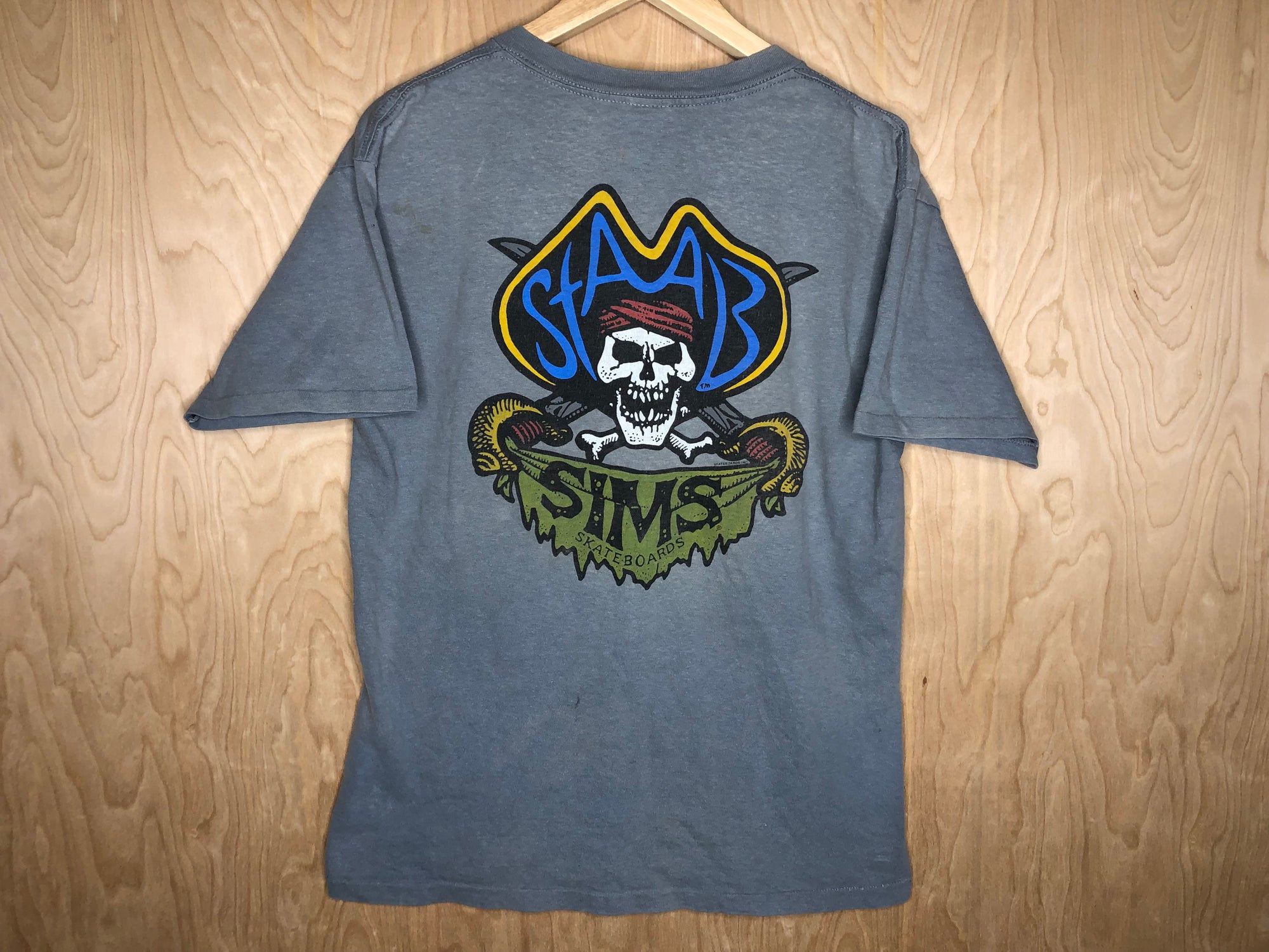 1980’s Sims Kevin Stabb “Pirate” Skate Vision Street Wear - Large – Ol ...